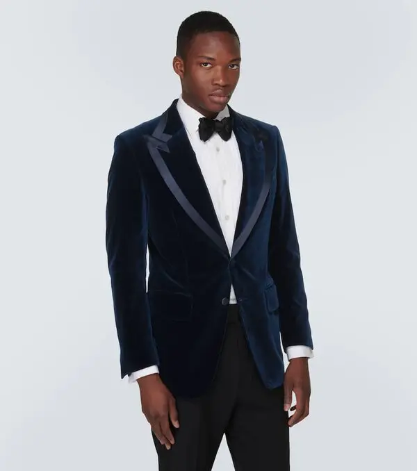 TOM FORD Atticus Velvet Tuxedo Jacket