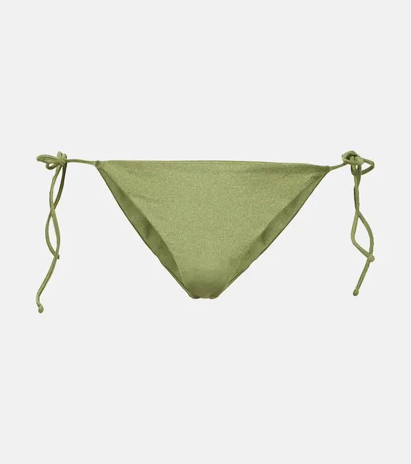 Jade Swim Ties Bikini Bottoms - Green