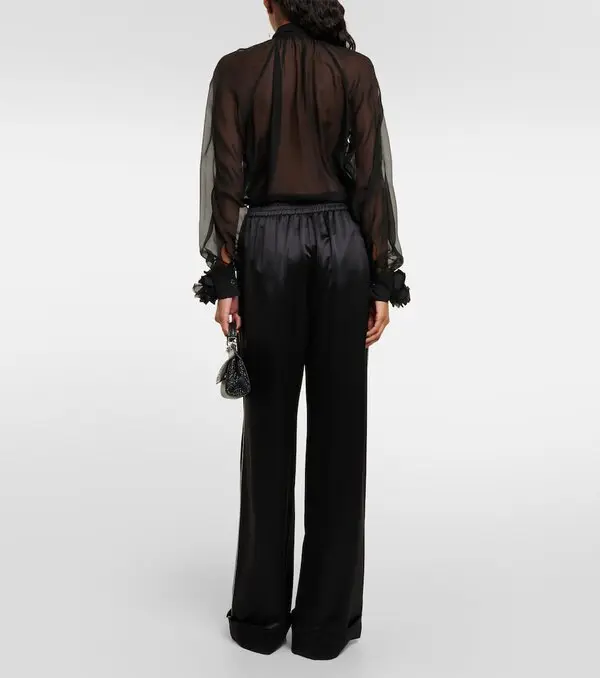 Dolce & Gabbana High-rise Wide-leg Pants