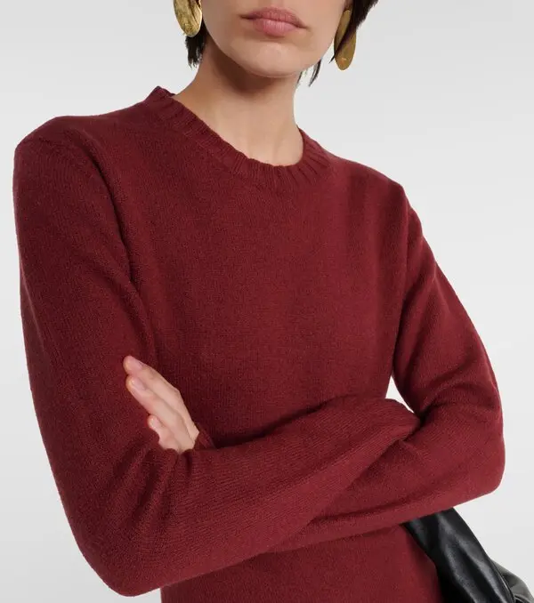 JIL SANDER Asymmetric Wool Midi Dress