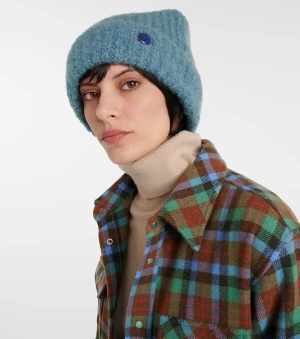 GOD'S TRUE CASHMERE Bouclé Beanie