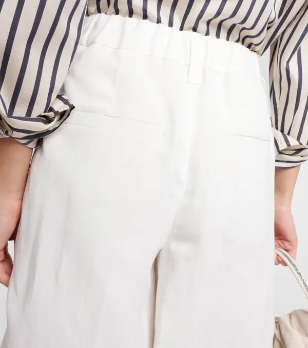 Brunello Cucinelli Twill Shorts - Beige