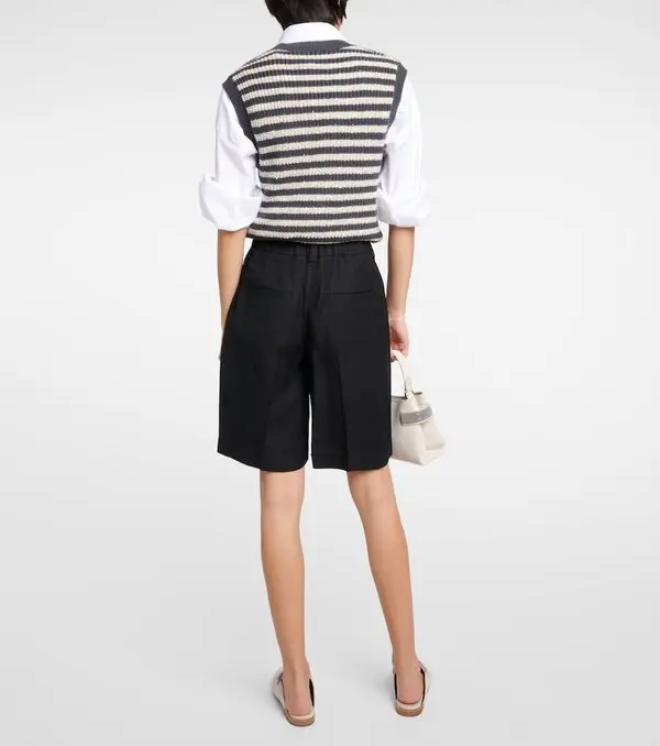 Brunello Cucinelli Twill Shorts - Black