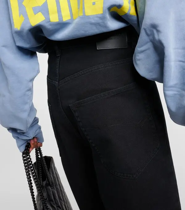 Balenciaga Mid-rise Wide-leg Jeans