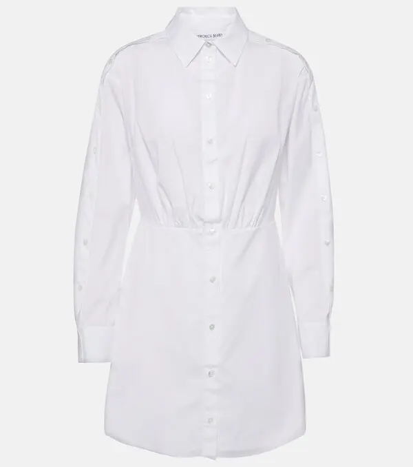 Veronica Beard Rae Cotton Poplin Shirt Dress