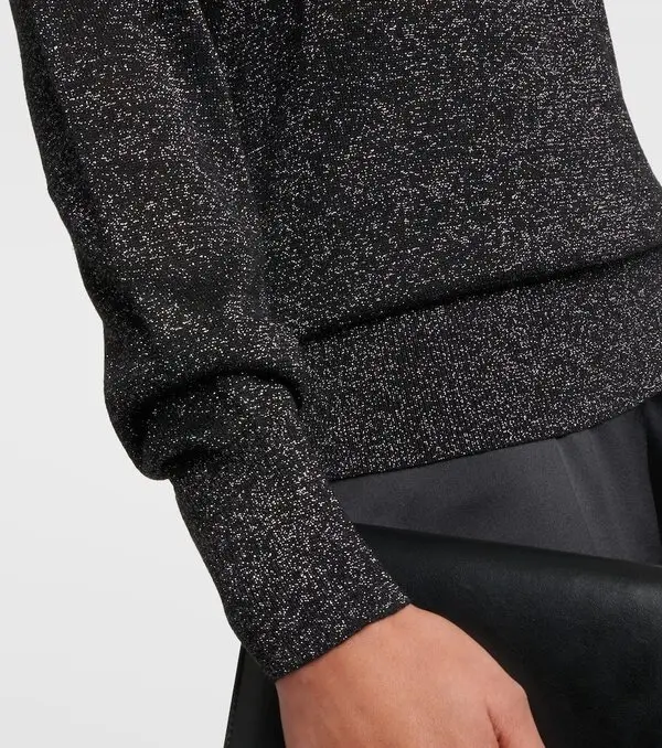 JOSEPH Lurex® V-neck Sweater