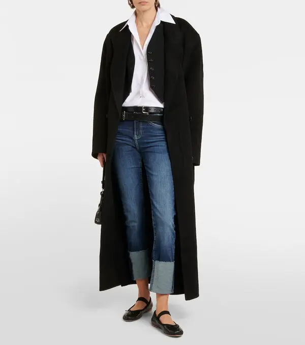 Ag Girlfriend Mid-rise Slim Jeans