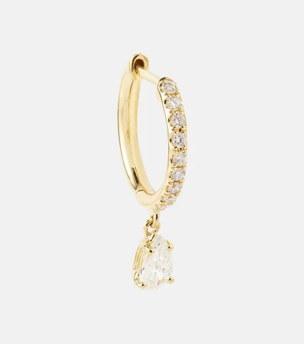 ANITA KO 18kt Single Diamond Earring - Gold