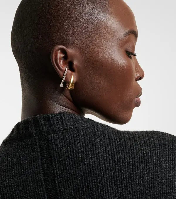 ANITA KO Claw 18kt Yellow Earrings