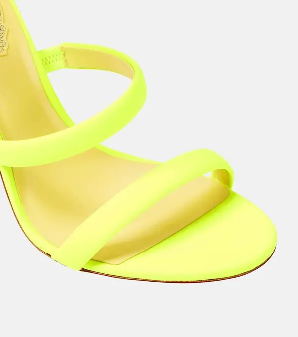 Rene Caovilla Cleo Leather Sandals - Yellow