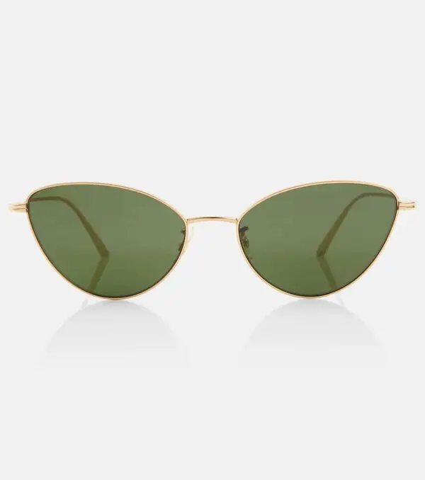Khaite X Oliver Peoples 1988c Cat-eye Sunglasses - Gold
