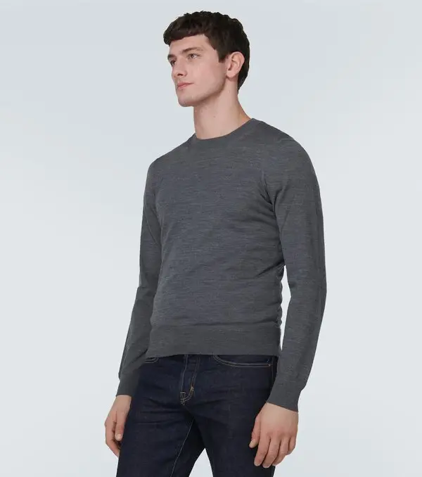 TOM FORD Wool Sweater - Grey