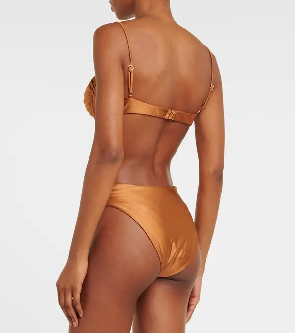 Jade Swim Incline Bikini Bottoms - Brown