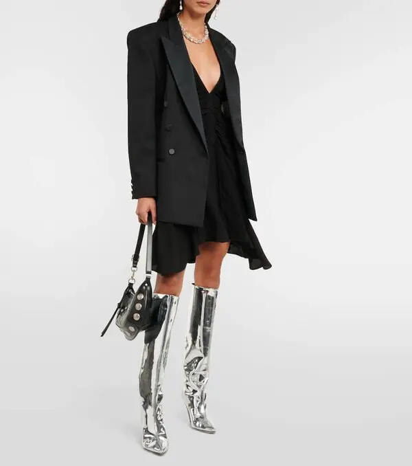 Isabel Marant Lakita Knee-high Boots - Silver