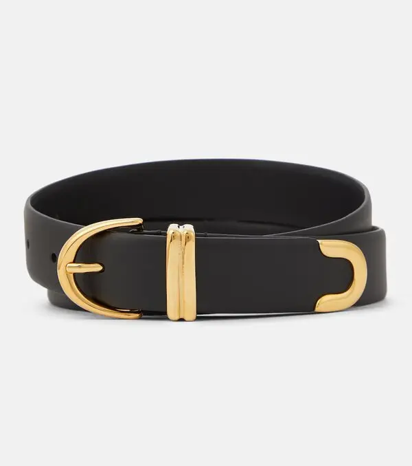 Khaite Bambi Leather Belt - Black