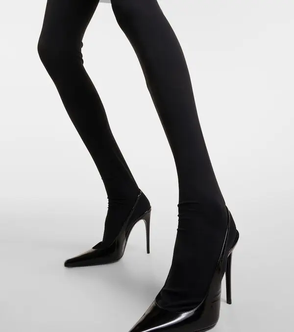 Wardrobe.NYC High-rise Tights - Black