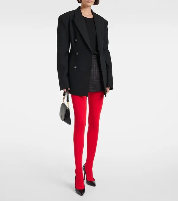 Wardrobe.NYC High-rise Tights - Red