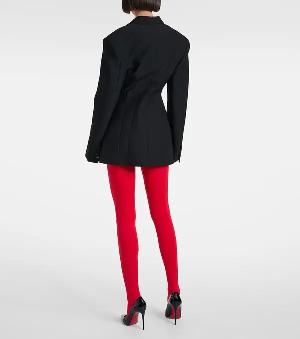 Wardrobe.NYC High-rise Tights - Red