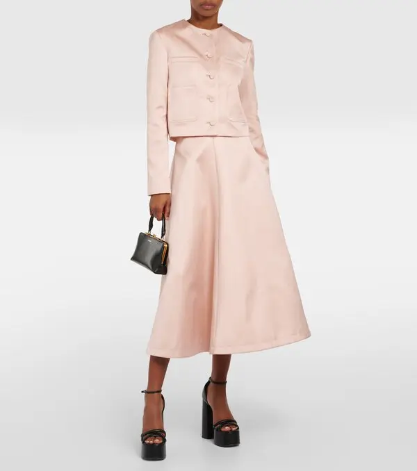 Altuzarra Varda Midi Skirt - Pink