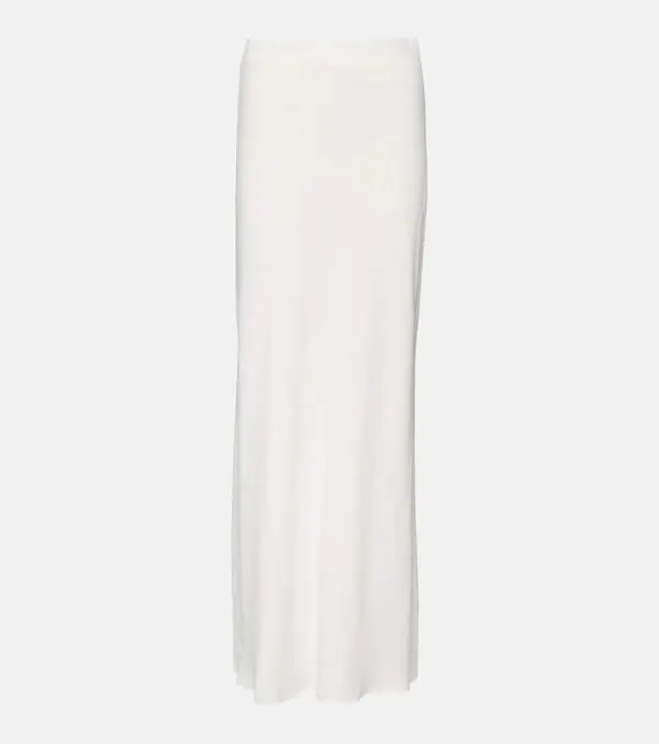 Brunello Cucinelli Twill Maxi Skirt - Neutrals
