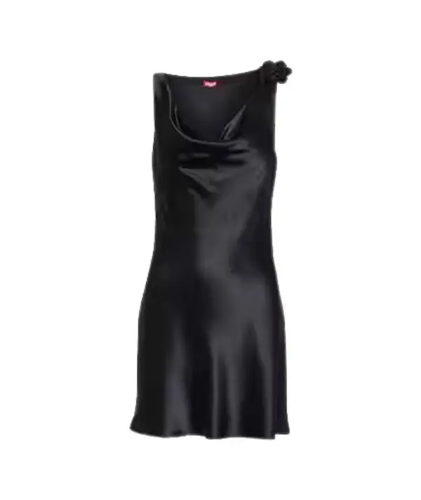 Staud Floral Appliqué Mini Dress