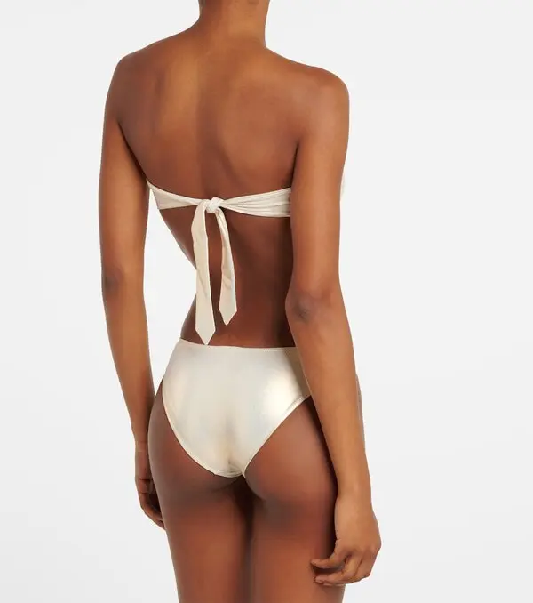 Melissa Odabash Stockholm Low-rise Bikini Bottom - Gold