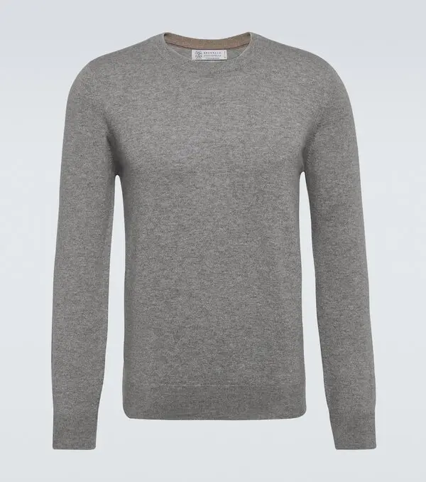 Brunello Cucinelli Cashmere Sweater - Grey