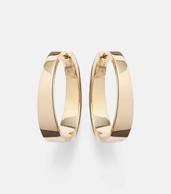 ANITA KO Meryl 18kt Yellow Hoop Earrings - Gold