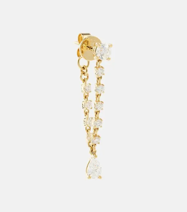 ANITA KO Olivia 18kt Single Earring With Diamonds - Gold
