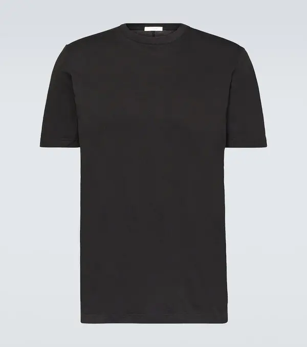 THE ROW Luke Cotton Jersey T-shirt - Black