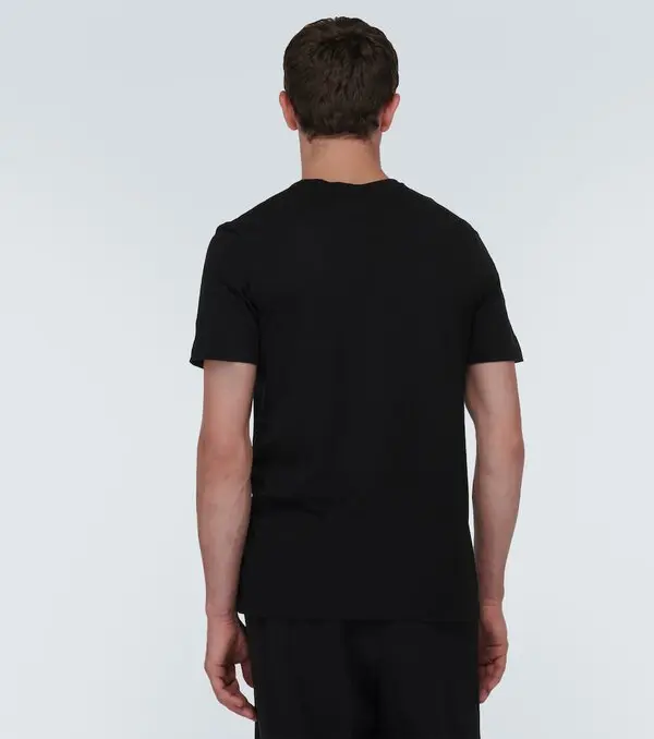 THE ROW Luke Cotton Jersey T-shirt - Black