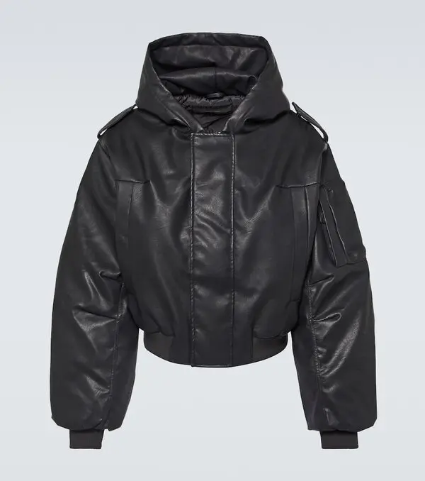 Entire Studios Moto Bomber Jacket - Black | Editorialist
