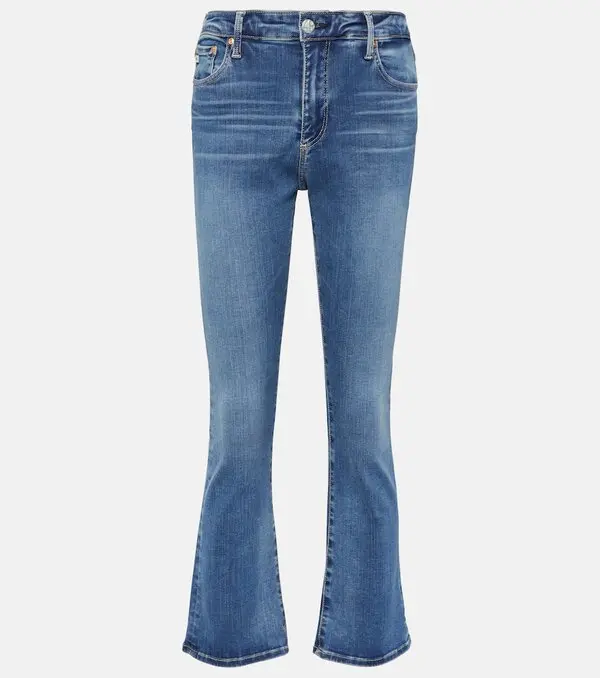 Ag Jodi Cropped Jeans - Blue