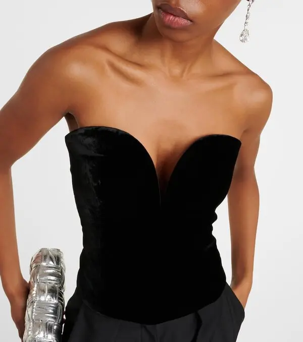 Roland Mouret Velvet Bustier