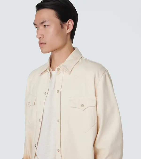 Alanui Bright Hues Printed Denim Shirt