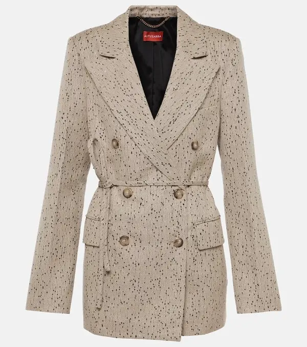 Altuzarra Hattson Sequined Tweed Blazer
