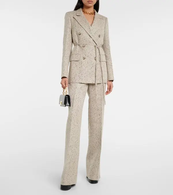 Altuzarra Hattson Sequined Tweed Blazer