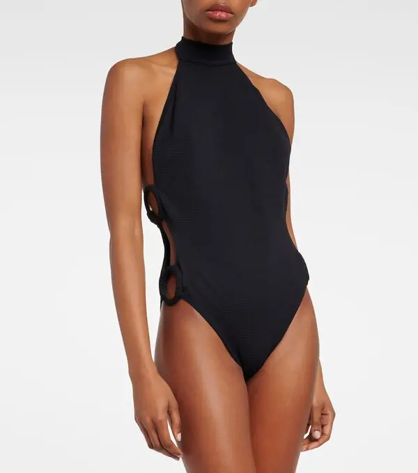 ALEXANDRA MIRO Carey Halterneck Swimsuit