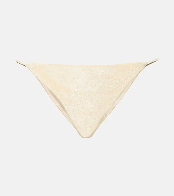 Jade Swim Bare Minimum Bikini Bottom - White