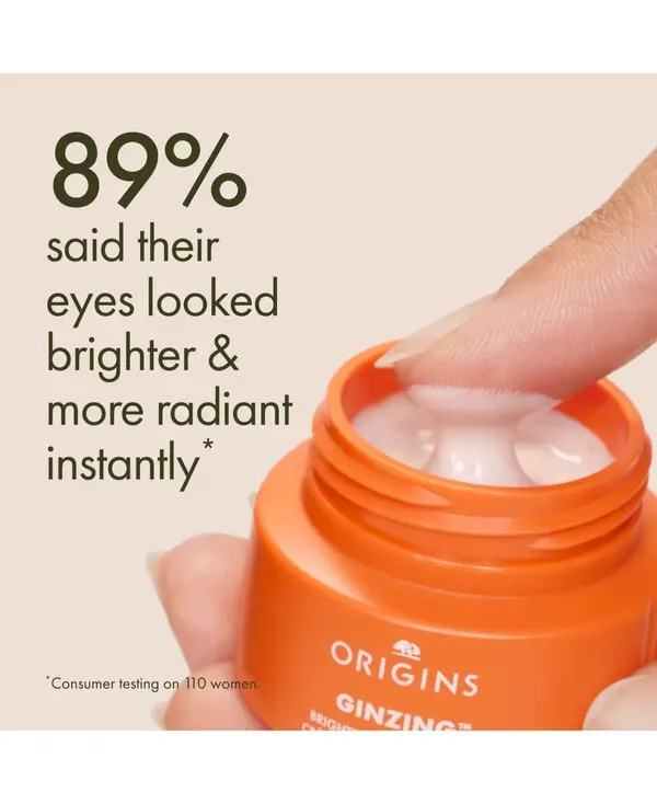 ORIGINS Ginzing Brightening Eye Cream With Vitamin C & Niacinamide - 01cool