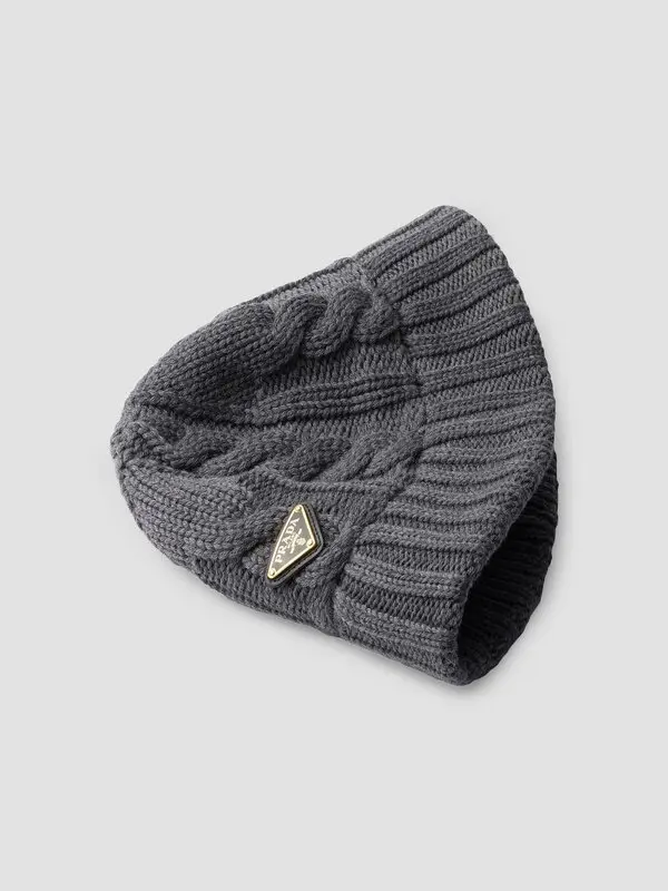 Prada Wool Bucket Hat - Grey