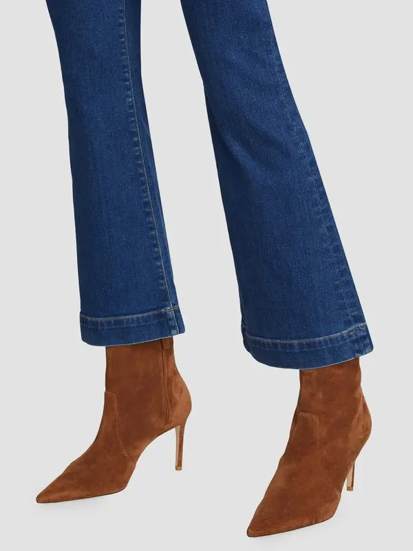 Veronica Beard Carson High-rise Crop Flare Jeans