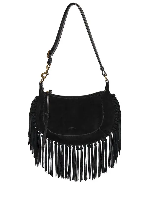 Isabel Marant Oskan Moon Suede Shoulder Bag