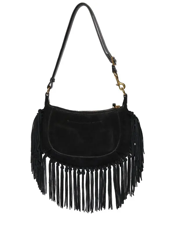 Isabel Marant Oskan Moon Suede Shoulder Bag