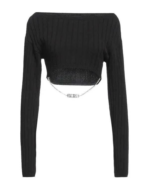 Gcds Knitted Scoop Neck Sweater