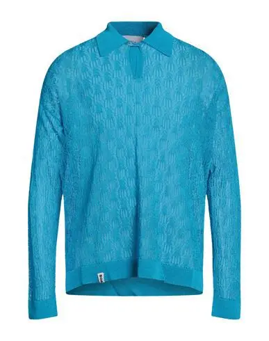BONSAI Long Sleeve Knitted Sweater - Blue