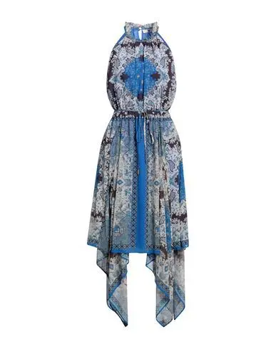 TWINSET Midi Dress With Paisley Print And Asymmetrical Hem