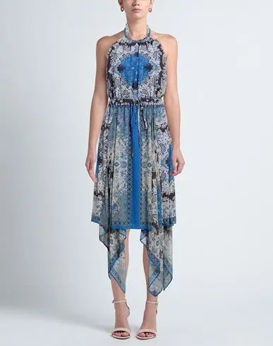 TWINSET Midi Dress With Paisley Print And Asymmetrical Hem