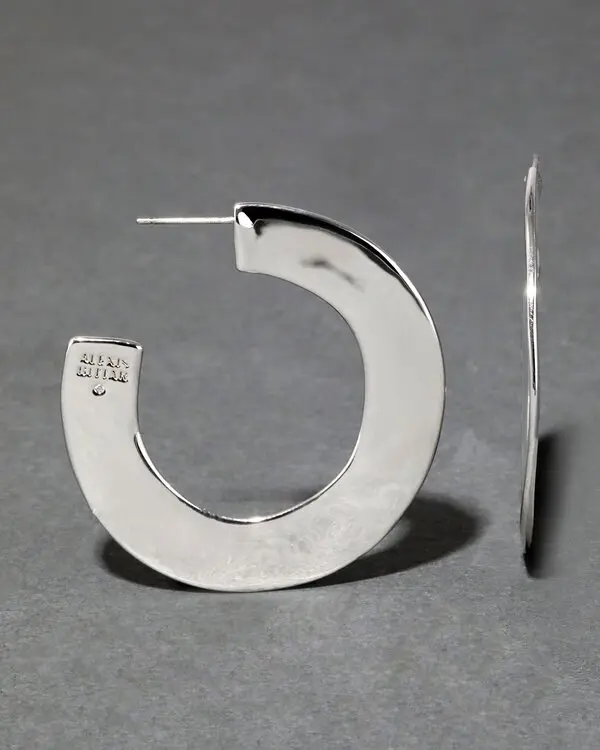 Alexis Bittar Liquid Metal Hoop Earrings