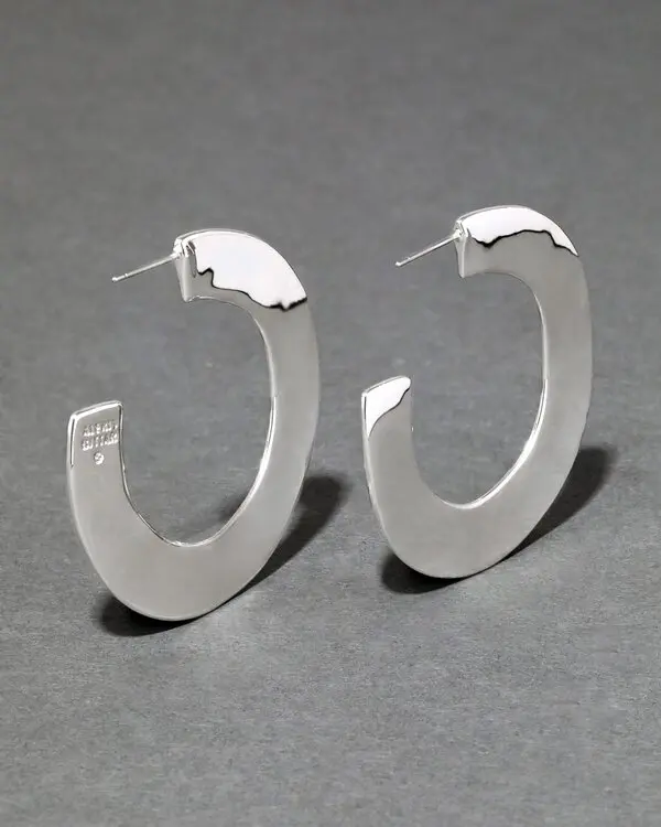 Alexis Bittar Liquid Metal Hoop Earrings